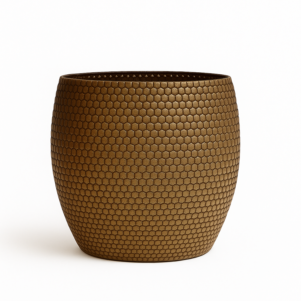Orion Hammered Basket - Large – Design Luxe Interiors
