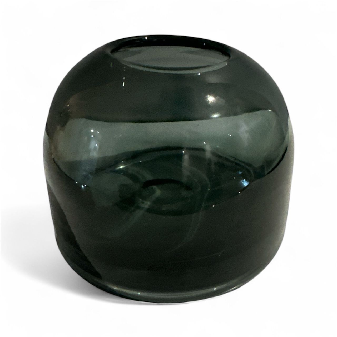 Dome Smokey Small Glass Vase – Design Luxe Interiors
