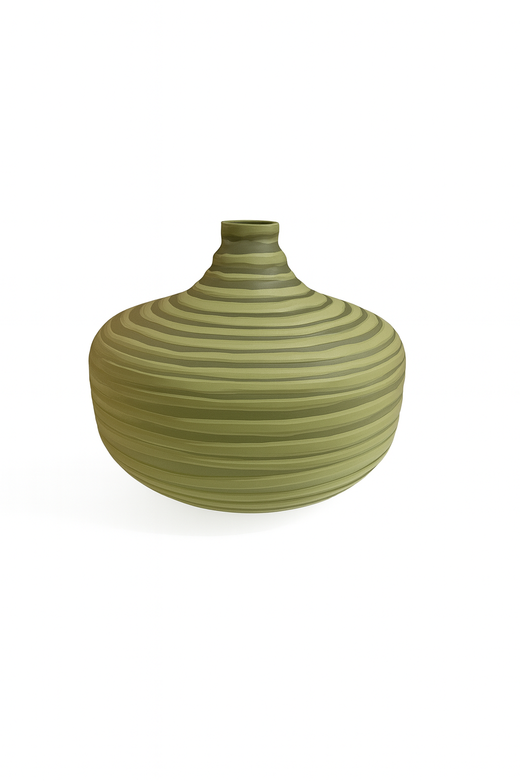 Ripple Sage Vase – Design Luxe Interiors